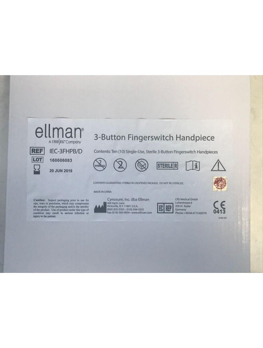 Ellman Pelleve IEC-3FHPB/D 3 Button Fingerswitch Handpiece 10 PACK EXP ...