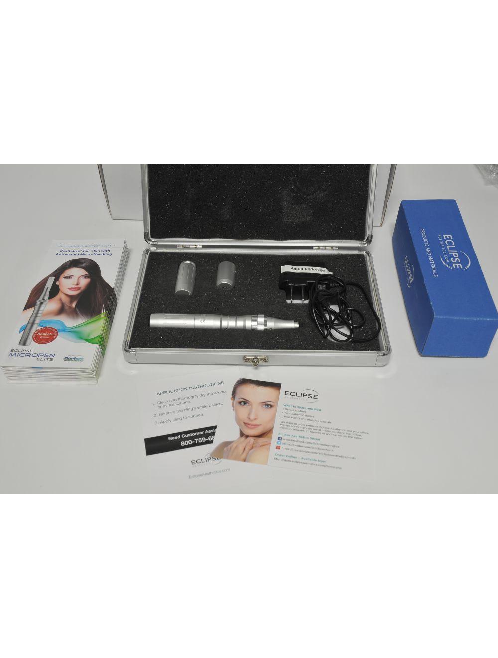 Eclipse Micropen Elite Aesthetics Silver MicroNeedling Pen - DEMO - w ...