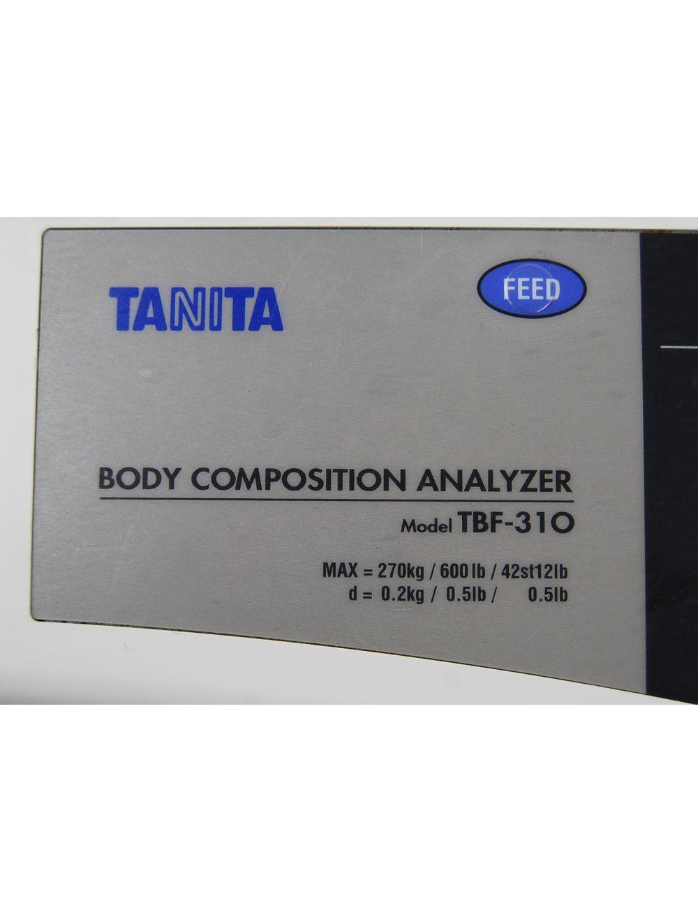 Tanita Body Composition Analyzer Scale Platform TBF-310 600lb - Devices ...
