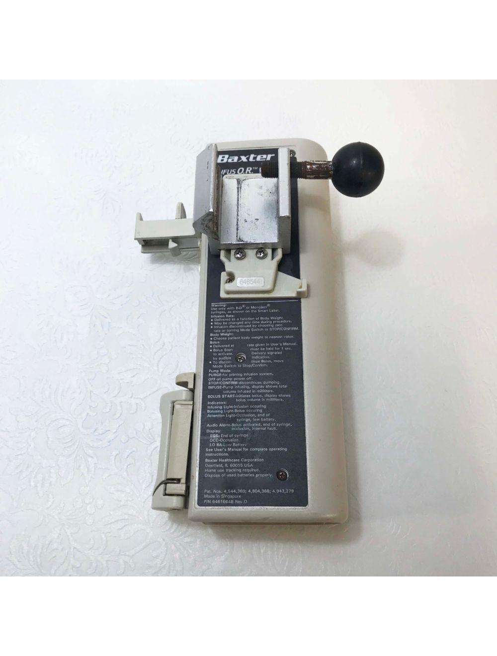 Baxter Infus OR Propofol Label 60cc IV Infusor Pump Bolus Infusion Unit ...