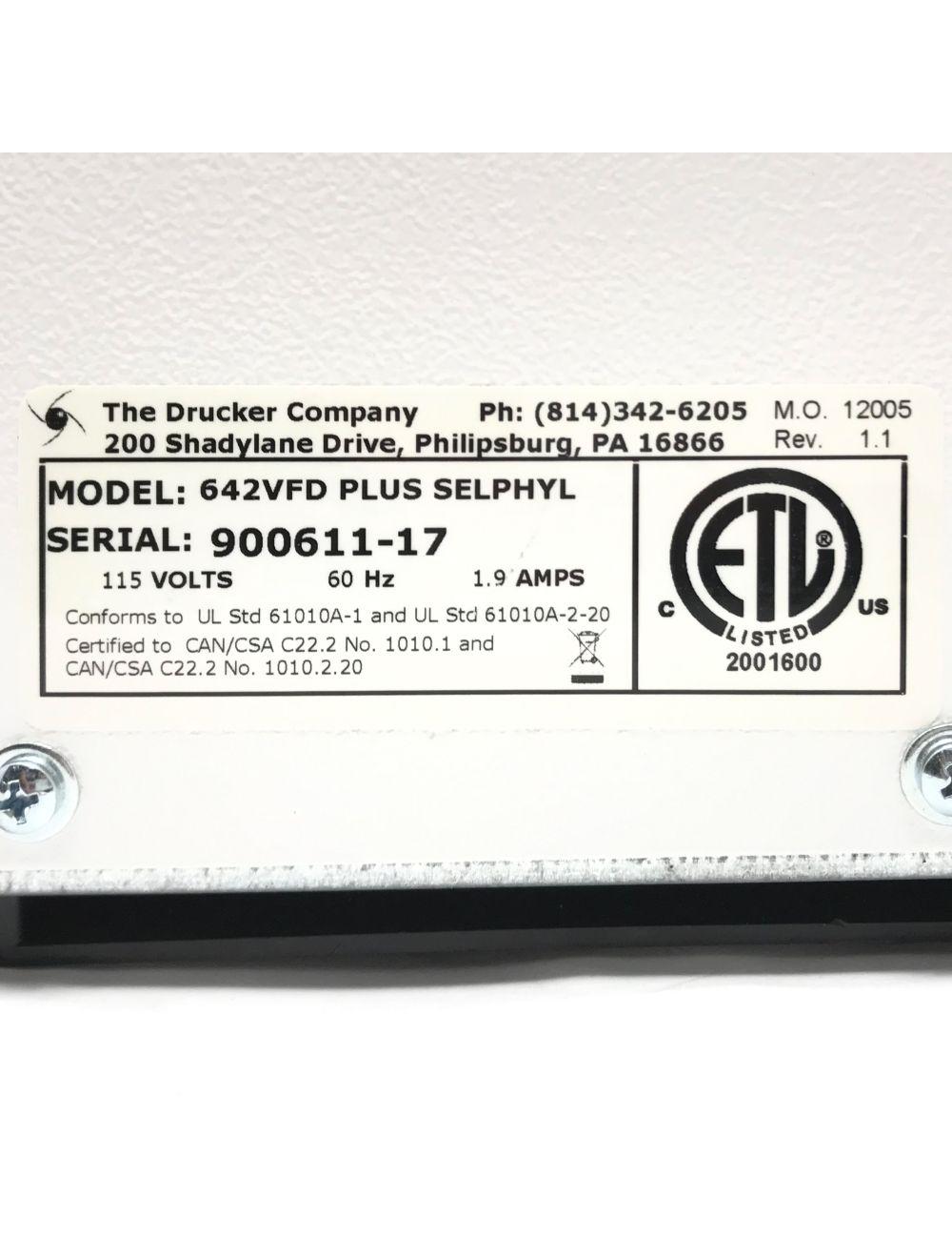 Drucker Company 642VFD Plus Sephyl PRP Plasma Centrifuge Aesthetic ...