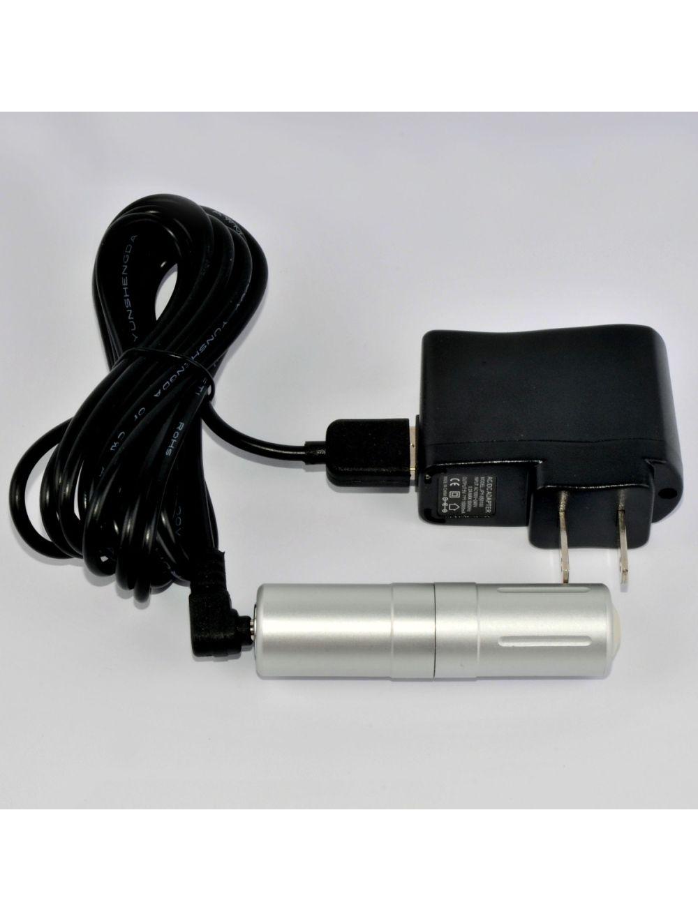 SkinStylus Microneedling Silver Pen & Battery & Charger Set 4-Pin ...