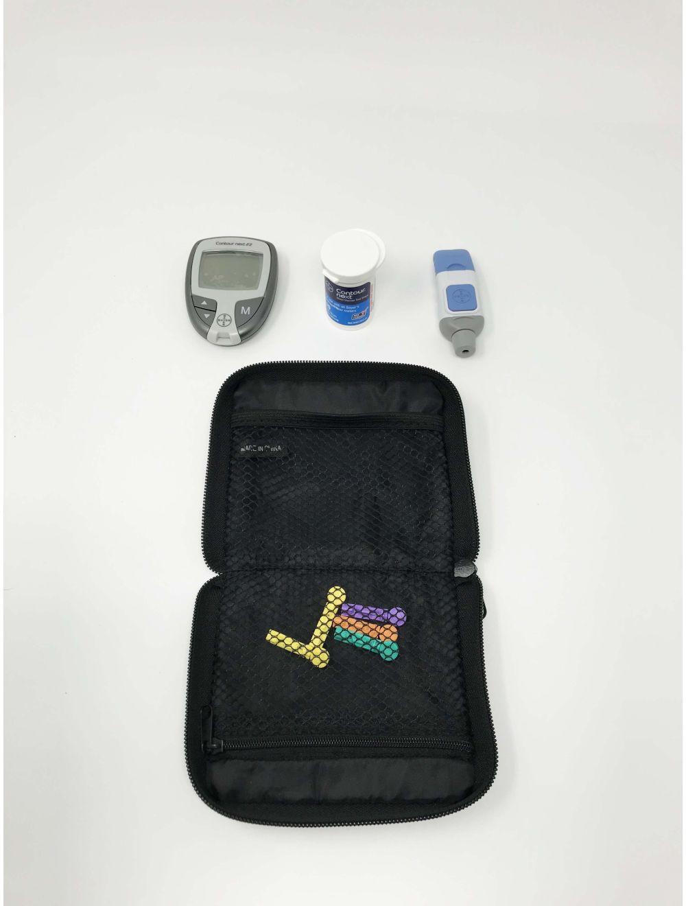 Bayer Contour Next EZ Blood Glucose Meter 9628 mg/dL Travel Kit Strips ...