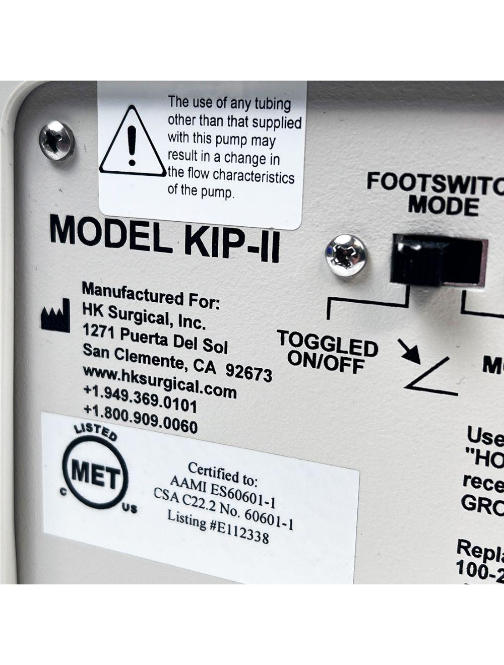 HK Surgical Klein Pump KIP-II Infiltration Anesthesia Delivery System ...