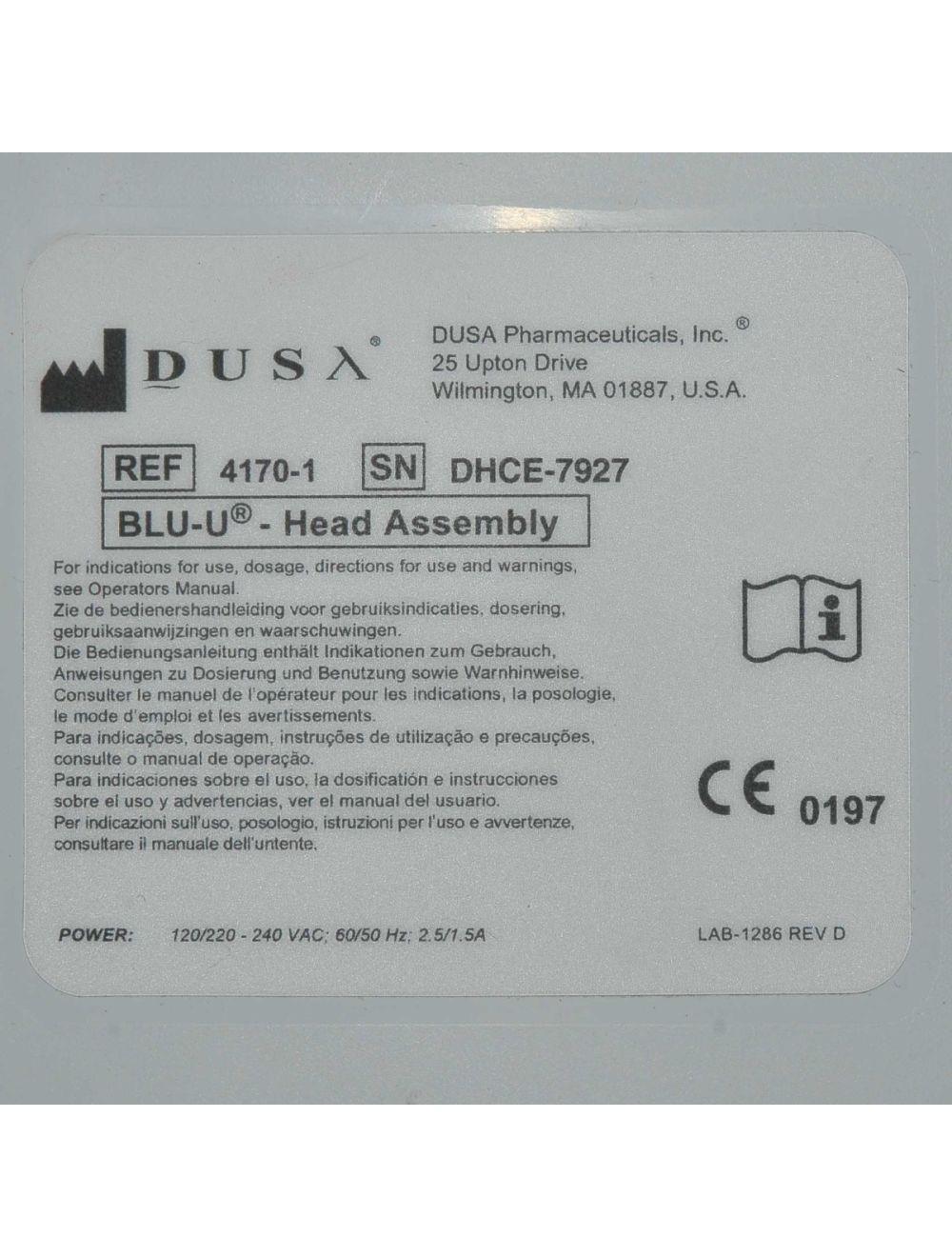 DUSA Pharmaceuticals Blue Light Blu-U Photodynamic Light Therapy Acne ...