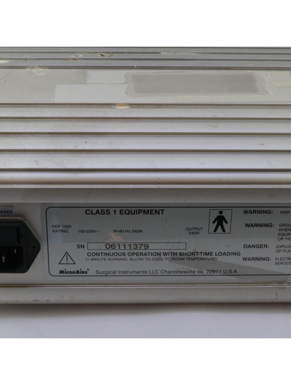 MicroAire PAL 1020 Power Assisted Reciprocating Fat Suction Cannula ...