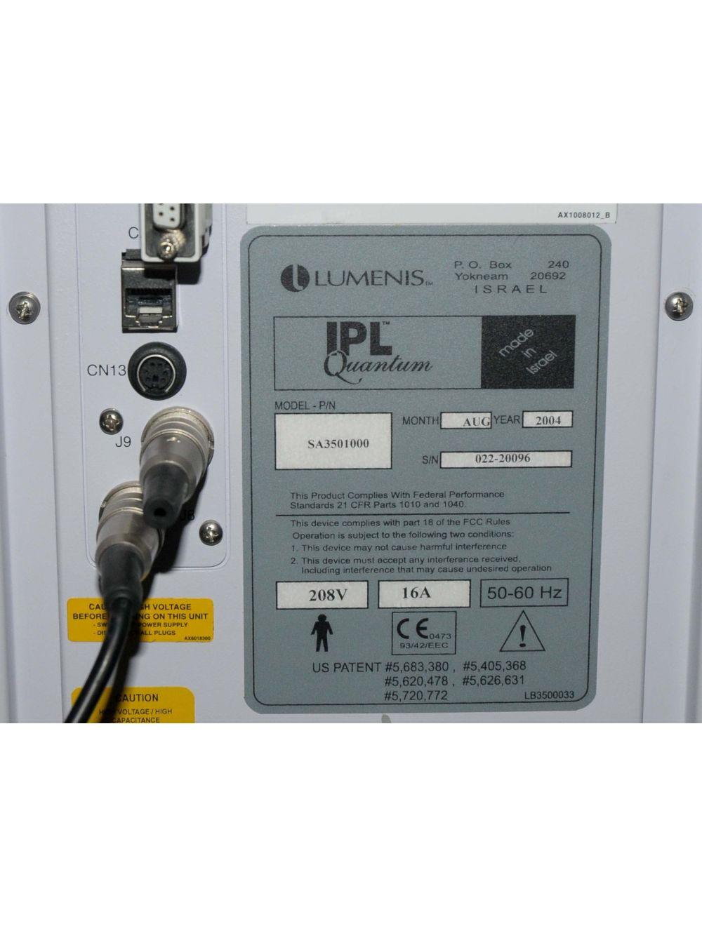 2004 Lumenis QUANTUM IPL Laser Skin Rejuvenation Vascular Lesions 560 ...