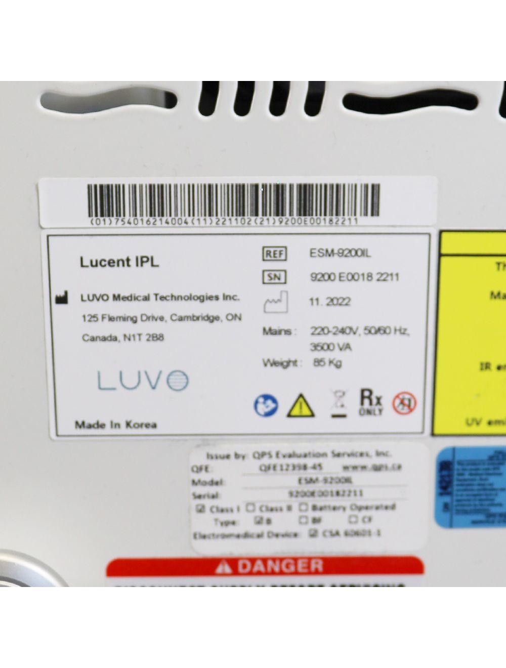 2022 Luvo Lucent IPL Laser System Skin Rejuvenation Hair Removal Lesions System – Sol ...