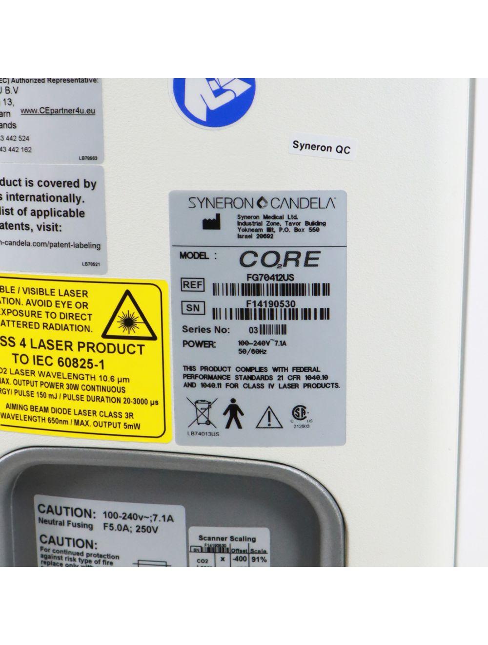 2017 Syneron Candela CO2RE Laser External Intima Surgical System – Sol ...