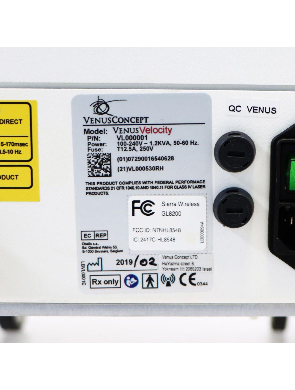 2019 VenusConcept Venus Velocity 800 nm Diode Hair Removal Laser ...