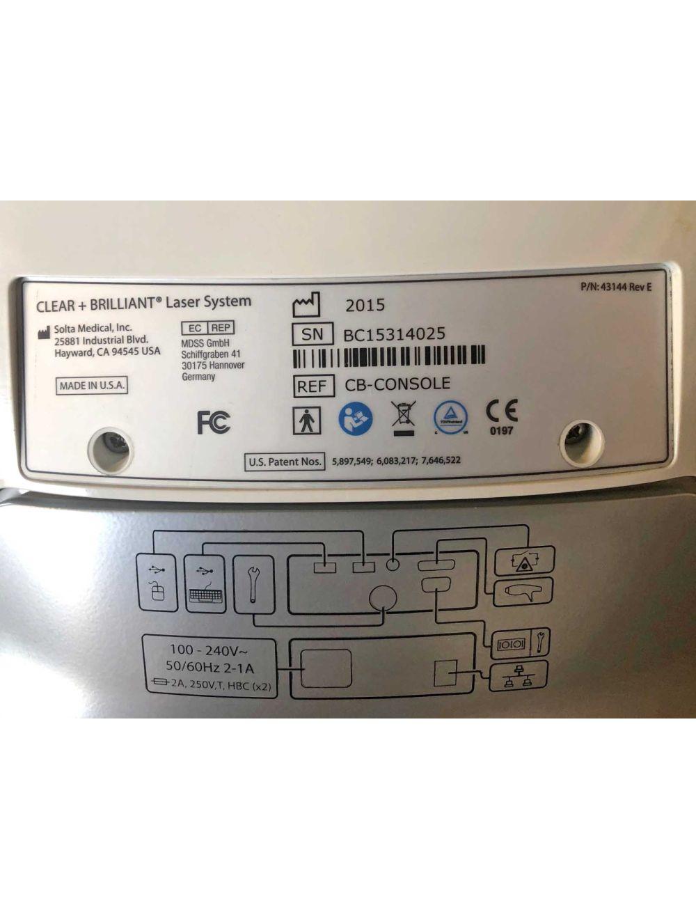 2015 Solta Clear Brilliant 1440nm Diode Fractional Laser Wrinkle Skin ...