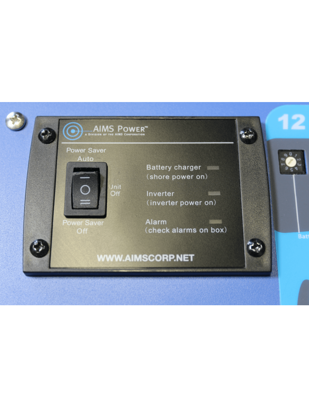 2000 Watt Pure Sine Inverter Charger 12Vdc to 120Vac Output and Battery ...