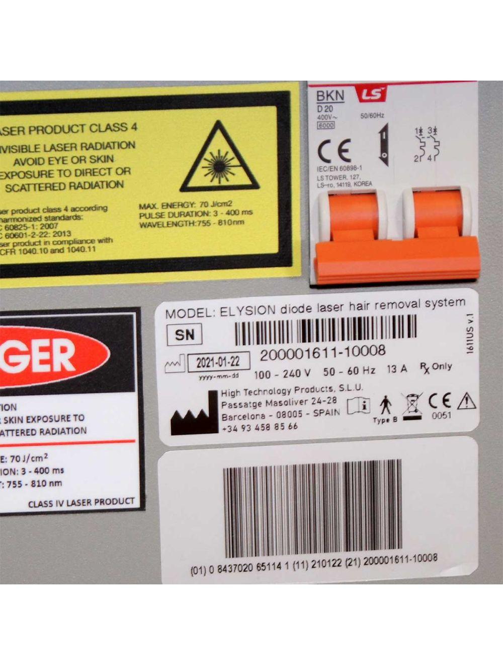 2021 Cocoon Medical Elysion-Pro Diode Laser Hair Removal System 810nm ...