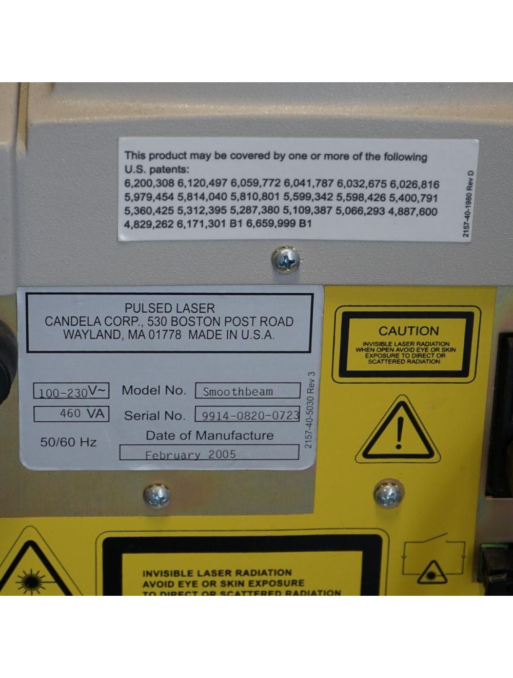 2005 Candela SmoothBeam Diode Laser Wrinkles Acne Scars Skin Lesions ...