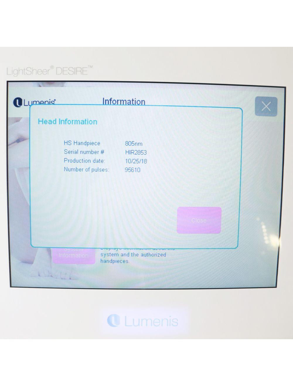 2018 Lumenis LightSheer Desire Diode Laser Hair Removal 3 Handpieces ...