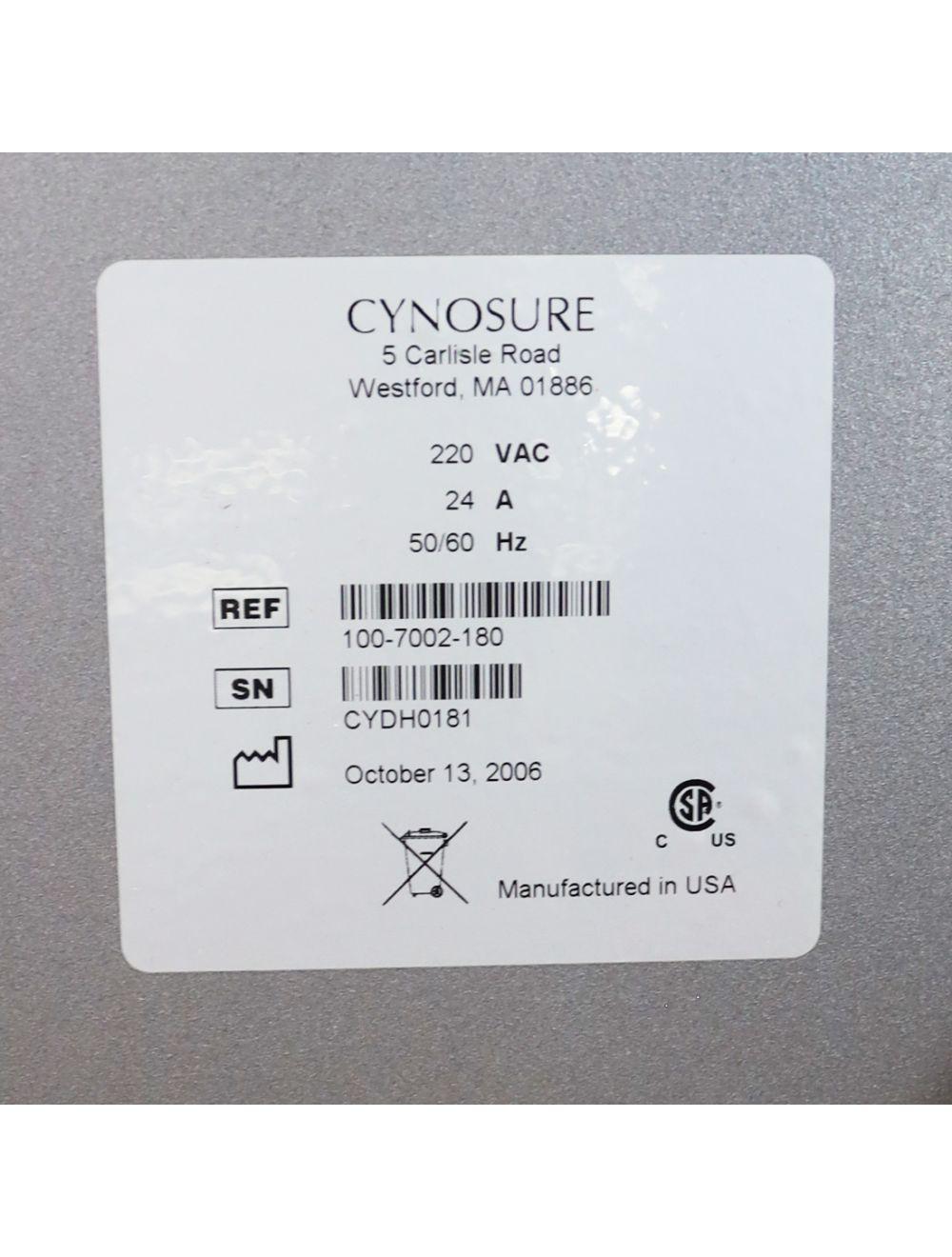 2006 Cynosure Cynergy MPX Nd YAG System With Cryo 5 Chiller Cooling ...