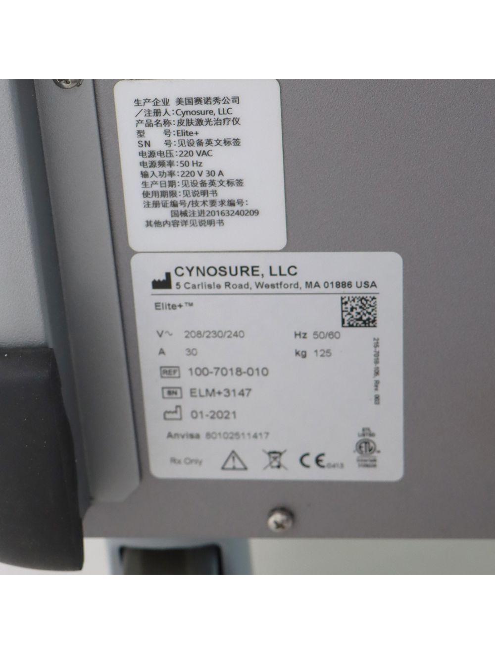 2021 Cynosure Elite+ Plus Aesthetic Workstation Laser W/ Zimmer Cryo 6 ...