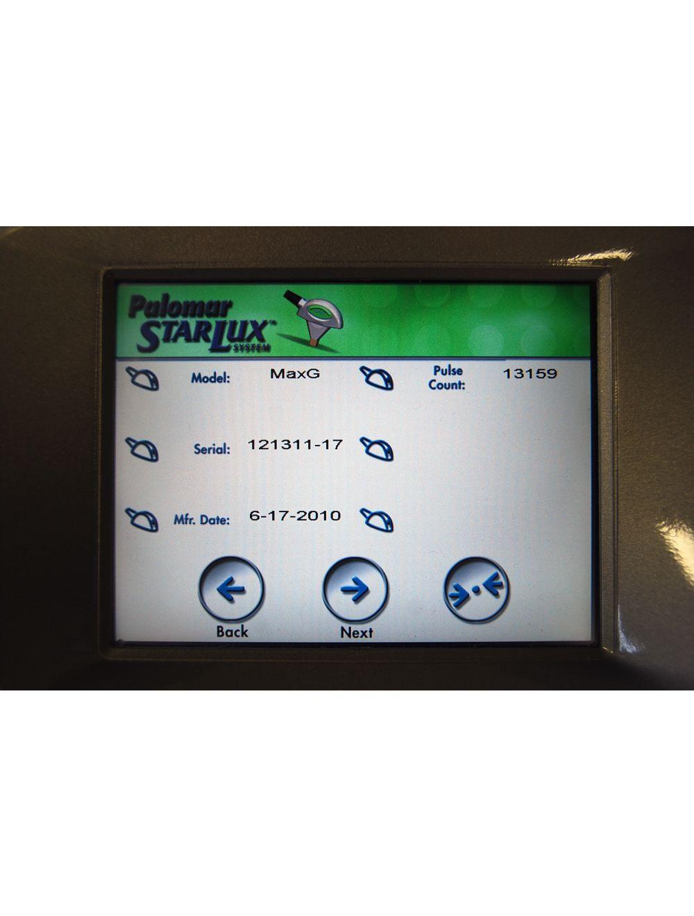 Cynosure Lux MaxG Handpiece IPL Laser StarLux 500 LuxG Max G Palomar ...