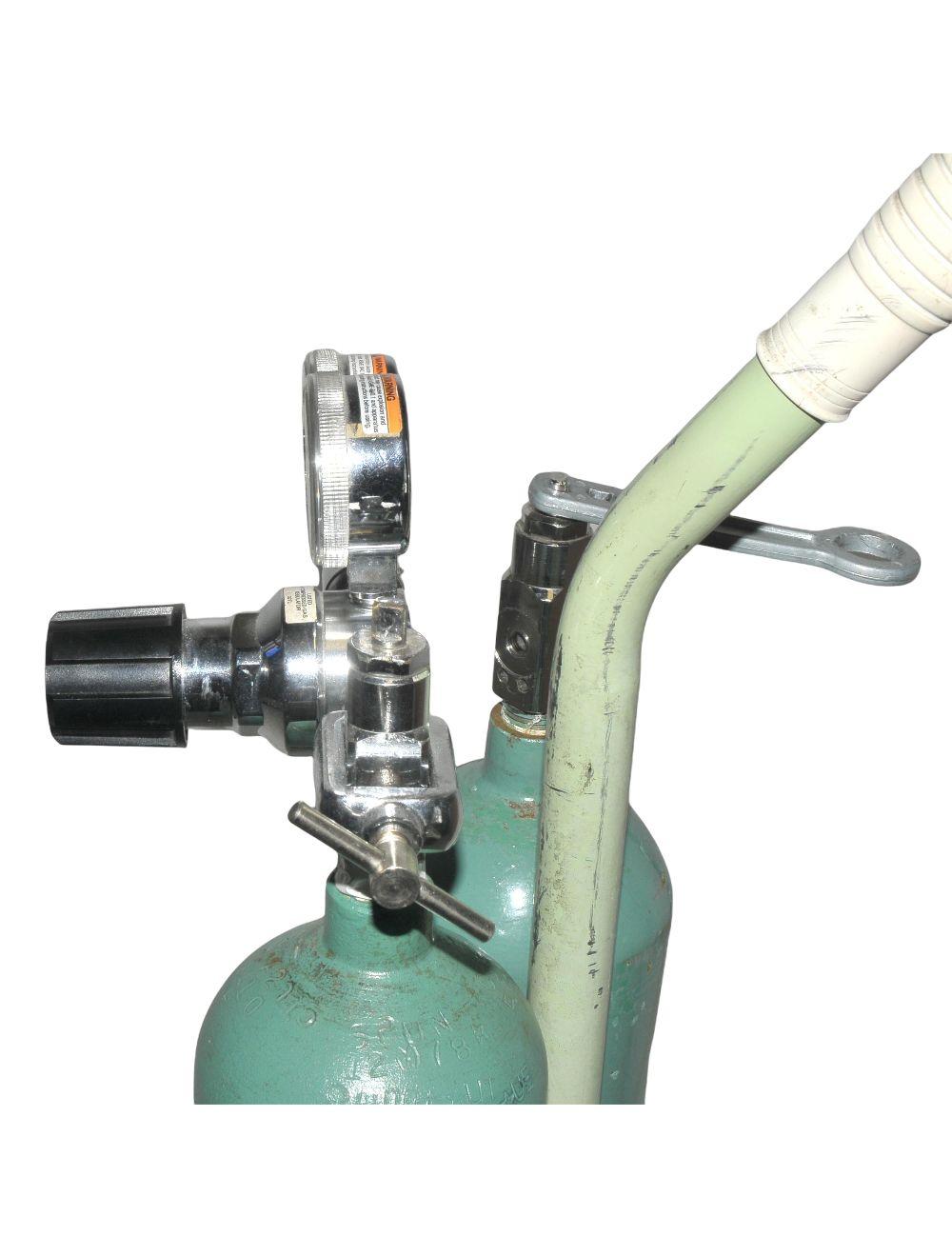 Oxygen Tanks 4500 Concoa Compressed Gas Regulator Rolling Mobile Stand ...